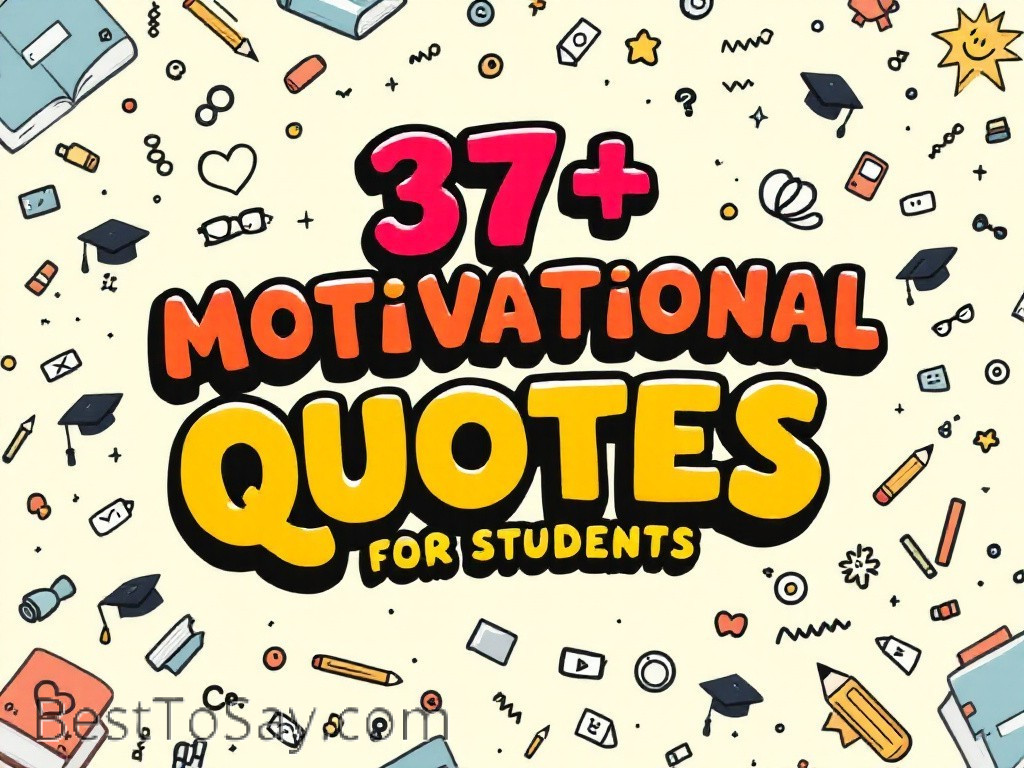 37+ Motivational Quotes for Students - Best To Say