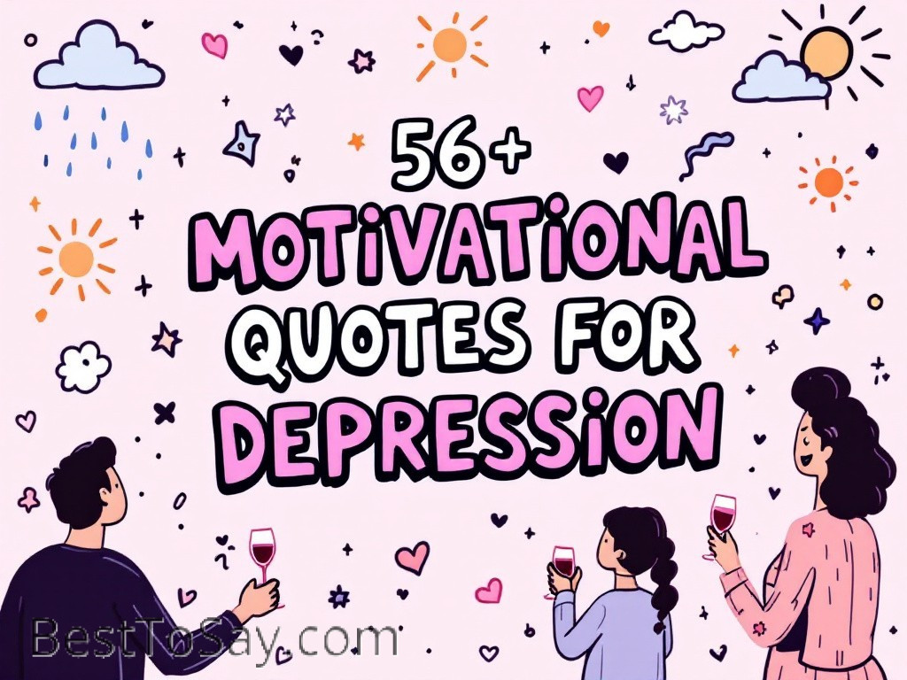 56+ Motivational Quotes for Depression - Best To Say